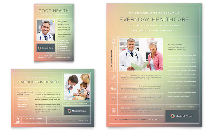 Doctor Office Brochures Template